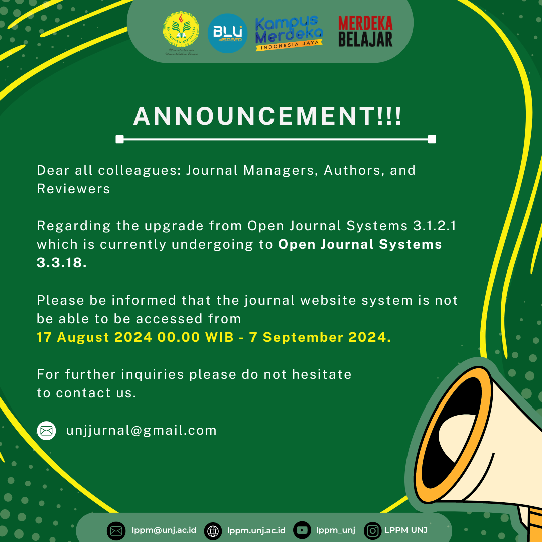 Upgrade Sistem Jurnal Ilmiah Berbasis Open Journal System (OJS) – LPPM