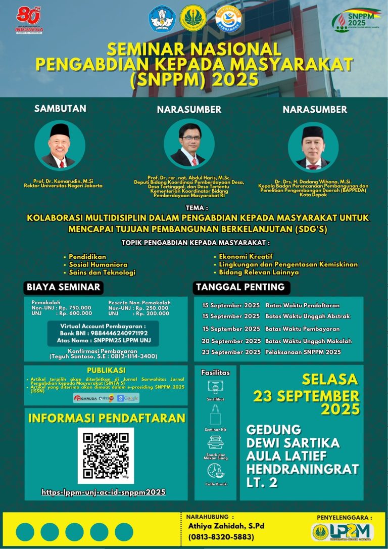 Seminar Nasional Pengabdian Kepada Masyarakat (SNPPM 2025) – LPPM